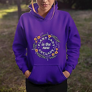 Cactus Succulent Plant Cat Lover Idea for Plant Lady New Cat Lady Black and Muticolor Unisex Hoodie