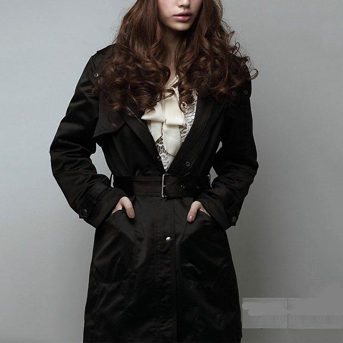 maisdgop Amazon Deals 2023 Womens Winter Coats Mid Length Sherpa Lined Warm Heavy Jackets Thickened Windproof Outerwear With Fur Hood My Recent Orders