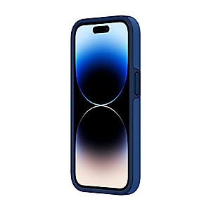Incipio Duo Series Case for iPhone 14 Pro, 12-Ft. (3.7m) Drop Defense - Midnight Navy/Inkwell Blue (IPH-2033-MNYIB)
