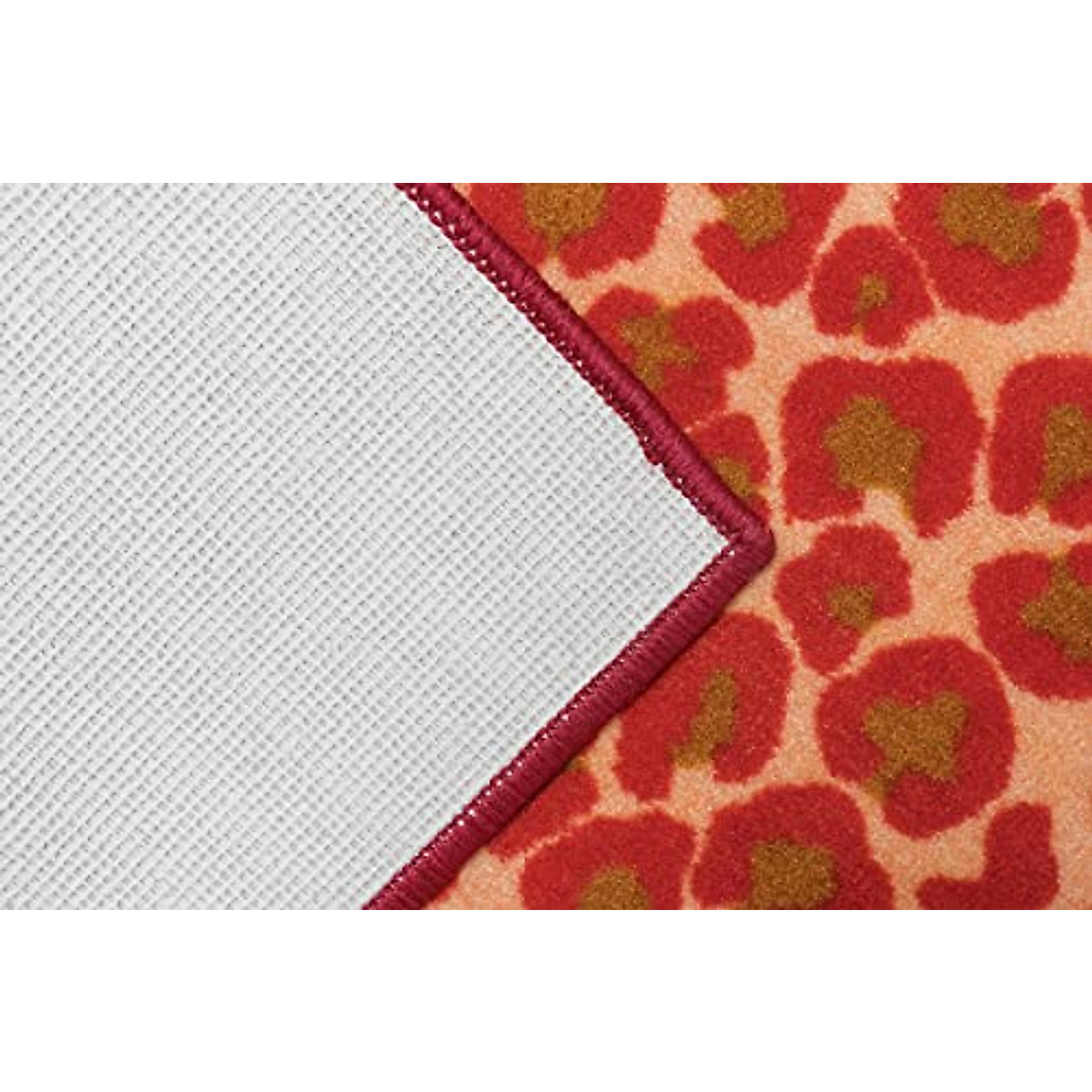 Furnish my Place Cheetah Print Area Rug, Animal Print Pattern Mat, Pet-Friendly Indoor Carpet, Wildlife Animal Inspired with Cheetah Design Rug for Living Room, Home Décor, 4' Round