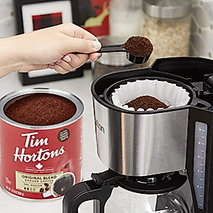 Tim Hortons Original Blend, Medium Roast Ground Coffee, Canada’s Favorite Coffee, Made with 100% Arabica Beans, 32.8 Ounce Canister
