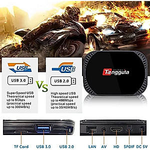 2022 Tanggula X5 Box - Dual Band WiFi 2.4GHz/5GHz (4GB+128GB) | Extra Backlit Mini Keyboard