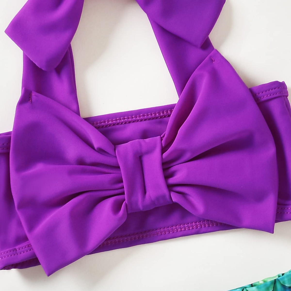 Little Toddler Girls Bathing Suit Mermaid Bikini Two Piece Swimsuit Bottoms Swimming Suit Swimwear 3T - 4T