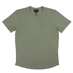 Velvet by Graham & Spencer mens Velvet Graham Spencer Men's Amaro Rounded Hem Crew Shirt, Midnight, X-Large US