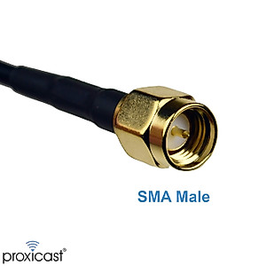 Proxicast Ultra Low-Profile 4G/LTE, 5G Omni-Directional 2 dBi Screw-Mount Antenna for Verizon, AT&T, T-Mobile (ANT-120-003-2PK)