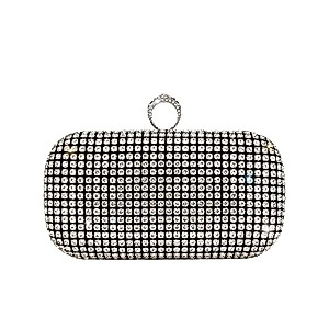 Gets Clutch Purse for Women Rhinestone Evening Clutch Purses for Wedding Bridal Party with Chain Crossbody Bags
