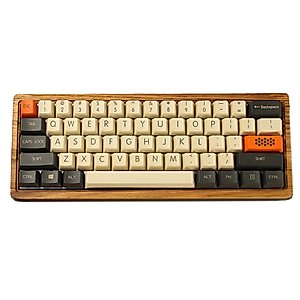YMDK Carbon Top Print 87 104 60 Keycaps Thick PBT OEM Profile Keycap for MX Mechanical Keyboard (Only Keycap) (61)