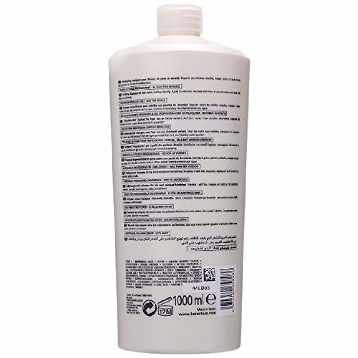 Kerastase Densifique Bain Densite Bodifying Shampoo for Unisex, 34 Ounce