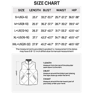 MEROKEETY Womens Puffer Vest Sleeveless Zip Up Quilted Coat Lightweight Stand Collar Gilet Jacket With Pockets White Large