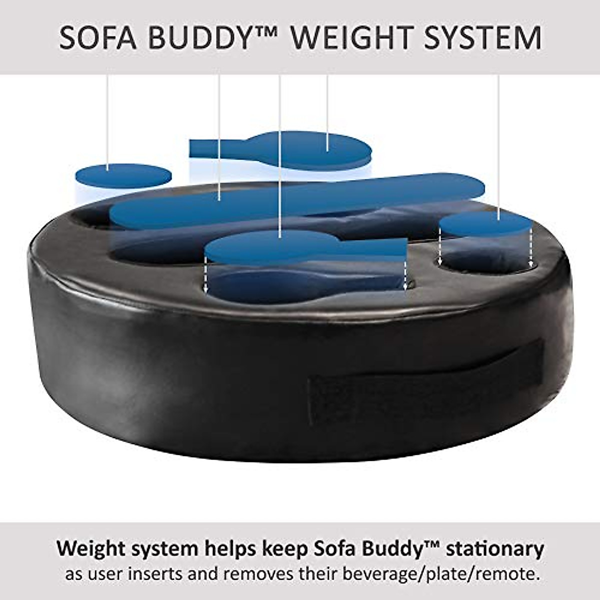MOOKUNDY - Introducing Sofa Buddy - Convenient Couch Cup Holder, Couch Caddy, Sofa Cup Holder. The Perfect Couch Accessory