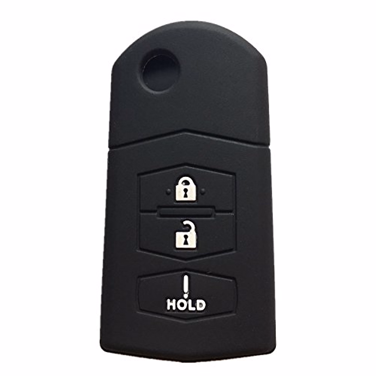 Rpkey Silicone Keyless Entry Remote Control Key Fob Cover Case protector Replacement Fit For Mazda 2 3 5 6 CX-5 CX-7 CX-9 RX-8 MX-5 Miata BGBX1T478SKE125-01 662F-SKE12501 SKE12501 KPU41788