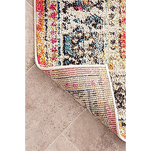 nuLOOM Elenor Vintage Area Rug, 6' 7" x 9', Orange