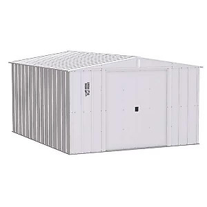 MDMprint 10x12 Classic Steel Storage Shed, Flute Grey, CLG1012FG-A