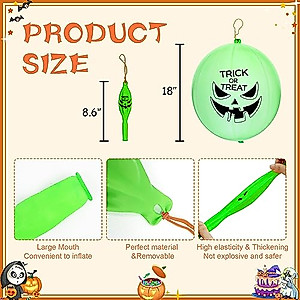 Halloween Games, 18 Inches Halloween Punch Balloons Heavy Duty Halloween Party Favors Supplies for kids Adults Halloween Party Decorations Trick or Treat Toys Game Favors Punching Balloons