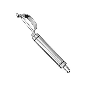 Vegetable Peeler, Kitchen Peeler, Stainless Steel Fruit and Vegetable Peeler with Comfortable Safety Handle for Peeling Potatos Apples Kitchen Gadget