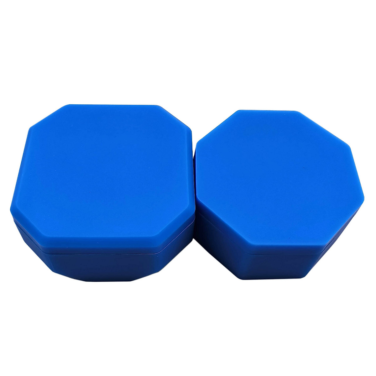 KUVIS 223ML Large Silicone Wax Container Non-stick Concentrate Jars (Blue)