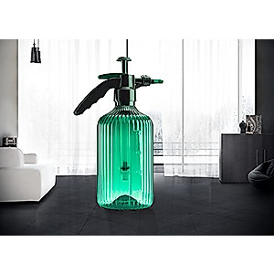 HIOVIOSS 2L Large Green Plants Mister Spray Bottle Handheld Pump Sprayer Retro House Watering Mist for Indoor Garden Care