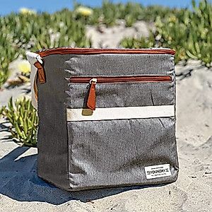 Foundry by Fit+Fresh, 12-Can Soft Cooler Bag Insulated Leak Proof, Insulated Soft Cooler Bag, Portable Soft Cooler, Soft Cooler Leakproof, Large Soft Cooler, Soft Sided Cooler Bag, Travel Cooler