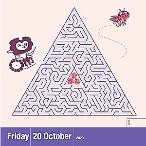 Maze-A-Day Page-A-Day Calendar 2023: Follow the Path to a Sharper Brain!