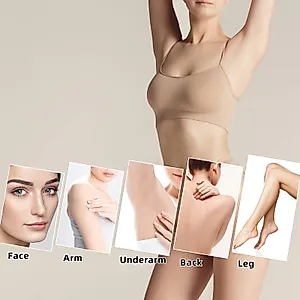 Roll on Wax Warmer Kit, Rose Roll on Wax, Soft 4 Pack Wax Roller Kit with Wax Warmer & 200 Wax Strips for Hair Removal, Waxing kit Roll On Home Roller Waxing Kit for Men and Women Beth lee