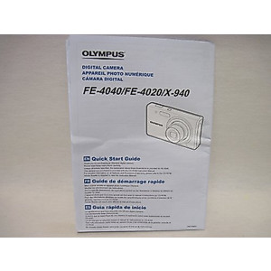 Olympus FE-4020 Digital Camera Gray, 14MP, 4X Wide