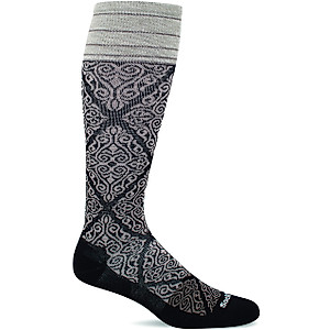 Sockwell Women's The Raj Firm Graduated Compression Sock, Black - M/L