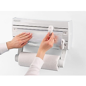 Leifheit 25771 Dérouleur mural rouleaux cuisine Parat F2 blanc