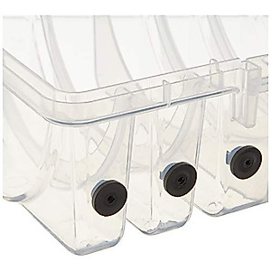 Plano 108700 Leader Spool Box, Clear, One Size, Transparent/Black