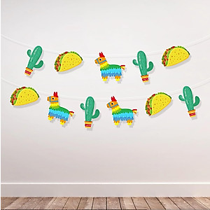 Kristin Paradise Mexican Banner, Taco Twosday Party Sign, Donkey Theme Birthday Decorations, Fiesta Boy Girl Baby Shower Supplies, Cinco de Mayo Bday Kids 1st First Decor