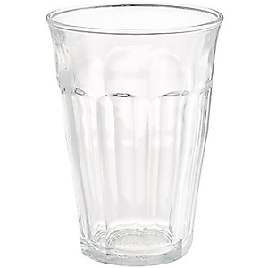 Duralex, Clear 25 cl Picardie Tumbler, Pack of 6, Glass, 8-3/4-Ounce