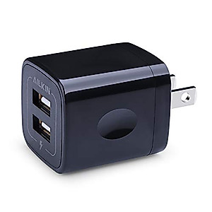 AILKIN USB MultiPort Charging Block, Wall Plug Station, Home Travel Charger Cube, Wall Charger Brick, Rapid Charger Adapter, Fast Android Charger Replacement for iPad/iPhone/iPod/Samsung/More