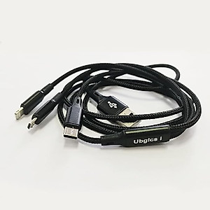 Ubglcs i Phone 6S 64GB Unlocked-Space Gray+ Three in One Charging Cable Black