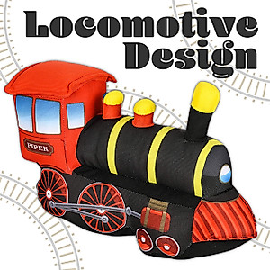 11” Plush Train For Kids – Adorable Stuffed Train Pillow Toy – Perfect For Kids To Cuddle Or Use As Nursery Room Décor – Great Addition To Locomotive Train Themed Rooms & Parties | Ages 3+