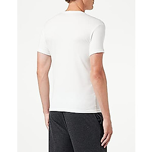 Emporio Armani mens Side Logoband Short Sleeve Fitted Fit T-shirt T Shirt, White, Large US