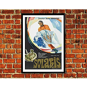 Tarkovsky Movie Poster Solaris Print Soviet Art Movie Andrey Tarkovski