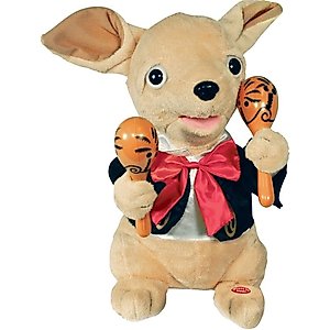Cuddle Barn Chuey Bamba 12" Singing Chihuahua Animated Plush Toy, Shakes Maracas to La Bamba