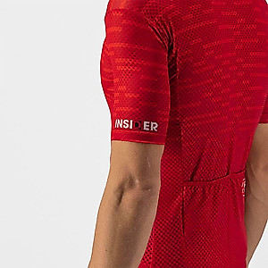 Castelli Insider Jersey - Men's Dark Red, M