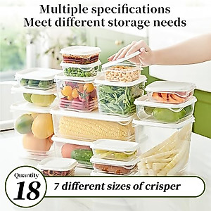NXCJINYU Food Storage Containers, 36-Piece,Plastic Deli Containers with Lids, Slime, Soup, Meal Prep Containers 、Stackable 、Leakproof 、Microwave、Dishwasher、Freezer Safe- Reusable,for Kitchen Storage