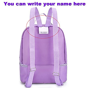 Yitengteng Ballet Dance Backpack for Little Girls Ballerina Purple Bag for Dance Toddler Dance Bag Gymnastics Latin Dance Yoga Tap Dance Jazz Storage Bag