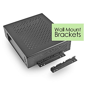 MITXPC MX500-USB3 Compact Mini-ITX Case, Fanless, USB 3.0, Wall & VESA Mount