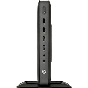 HP G4V28UT#ABA Flexible Thin Client T620 Tower Desktop, 4 GB RAM, 16 GB SSD, AMD Radeon HD 8330E, Black