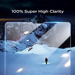 AINOPE Shatterproof Tempered Glass Screen Protector for iPad Air 5th/4th generation (2022/2020,10.9 Inch) iPad Pro 11 Inch All Models (2022/2021/2020/2018) Compatible Apple Pencil 2 Pack