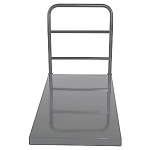 Vestil ECSPT-2448 Steel Smooth Deck Platform Truck 24 In. x 48 In. 2000 Lb. Capacity Black