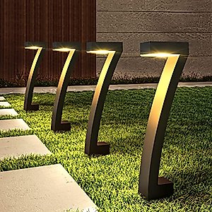 WdtPro Solar Outdoor Lights Pathway, 6 Pack Bright Outdoor Solar Lights Waterproof, 12 Hrs Solar Garden Lights Decorative, Auto On/Off Solar Lights for Outside Landscape Path Yard Walkway Driveway