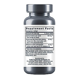 Life Extension GEROPROTECT Longevity A.I. - Anti-Aging Supplement with Gamma-linolenic Acid (GLA) from Borage Seed Oil and Ginseng Extract for Stem Cell Health –Gluten-Free, Non-GMO – 30 Softgels