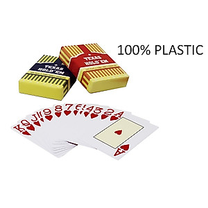 DA VINCI Monte Carlo Poker Club Set of 500 14 Gram 3 Tone Chips with Upgraded Aluminum Case, 2 Decks of Plastic Playing Cards, 2 Cut Cards, Dealer and Blind Buttons