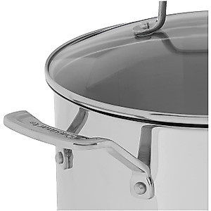 Cuisinart 11-Piece Cookware Set, Professional Stainless Steel, 89-11,Silver