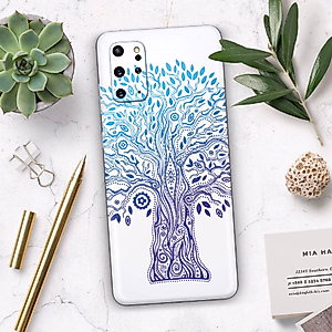 DesignSkinz Gradiated Tree of Life Protective Vinyl Decal Wrap Skin Cover Compatible with The Samsung Galaxy S20 (Screen Trim & Back Glass Skin)