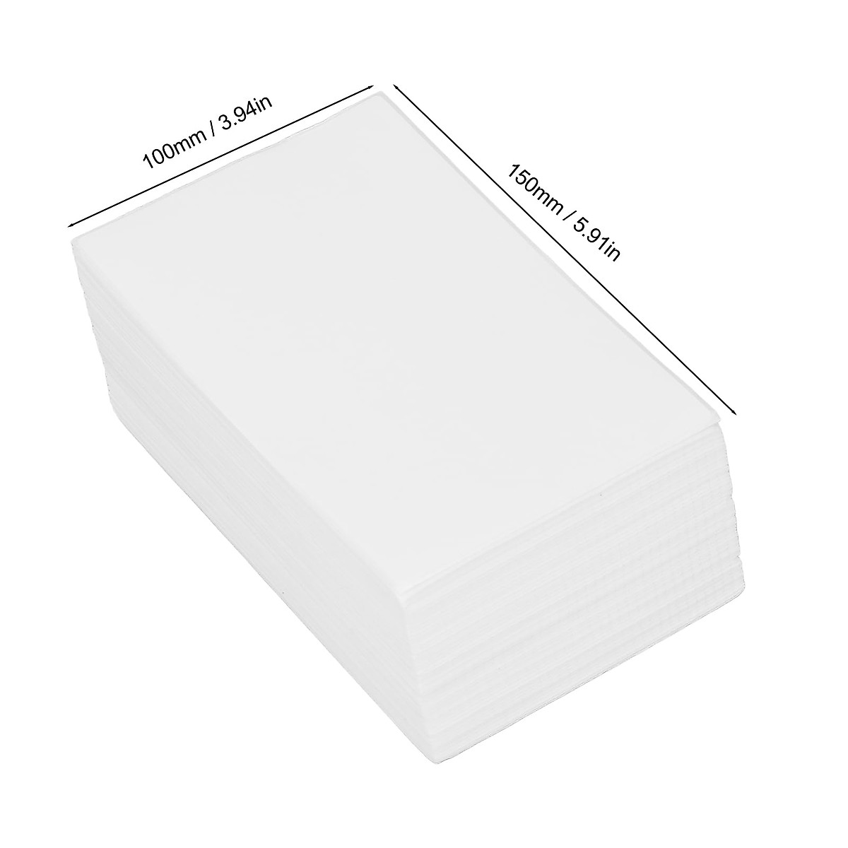 Thermal Print Paper Roll 500Pcs, Waterproof & Scratch Resistant, Easy Install for D100 Machine, Self Adhesive Shipping Labels Sticker