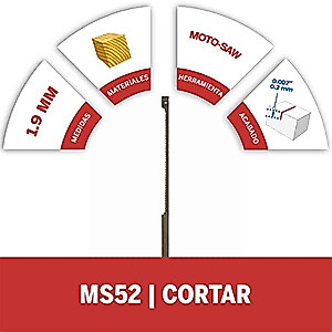Dremel MS52-01 Fine Wood Cutting Blade for Moto-Saw, Silver